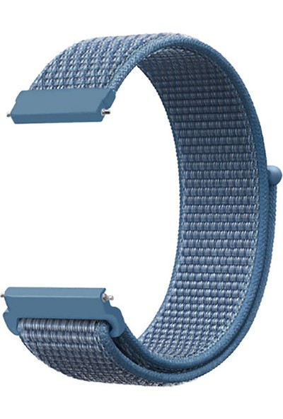 Case 4U Huawei Watch GT2 Pro Hasır Naylon Kordon Kayış 42mm NO26 KRD-03 Mavi Case 4U Huawei Watch GT2 Pro Hasır Naylon Kordon Kayış 42mm NO26 KRD-03 Mavi