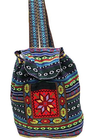 Tuuverse Hasırlı Kadın Sırt Çantası