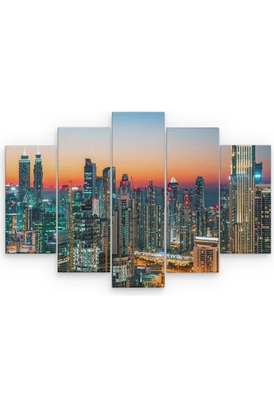 Hero Tasarım Dubai 5 Parça Mdf TABLOTGTB511
