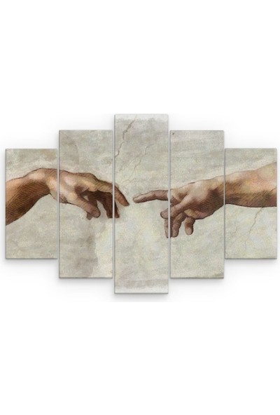 Hero Tasarım Adem'in Yaratılışı 5 Parça Mdf TABLOTGTB601 Hero Tasarım Adem'in Yaratılışı 5 Parça Mdf TABLOTGTB601