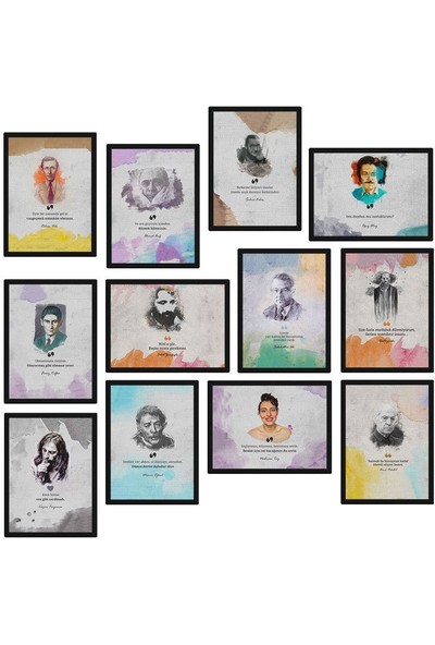 Hero Tasarım Değerli Sözler 12 Parça Mdf TABLOZLLTB155