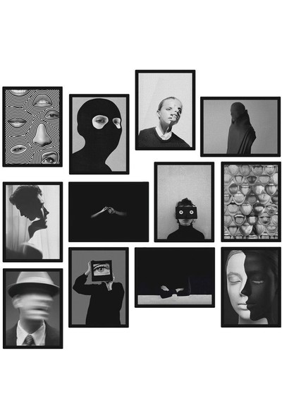 Hero Tasarım Marjinal 12 Parça Mdf TABLOZLLTB186 Hero Tasarım Marjinal 12 Parça Mdf TABLOZLLTB186