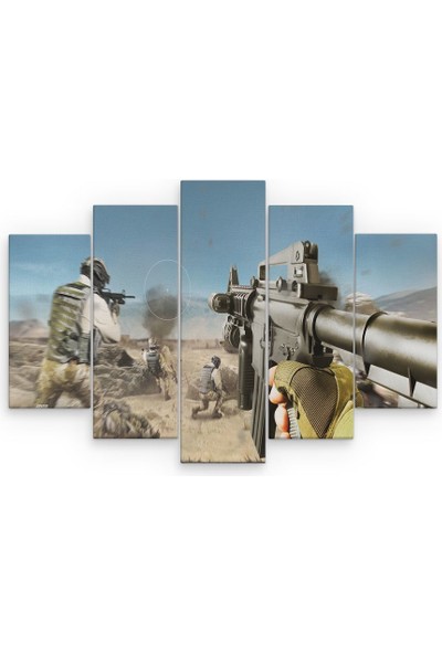 Hero Tasarım Savaş Oyunu 5 Parça Mdf TABLOTGTB1108