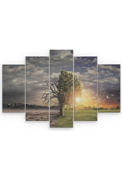 Hero Tasarım Bereket Kuraklık 5 Parça Mdf TABLONHL390