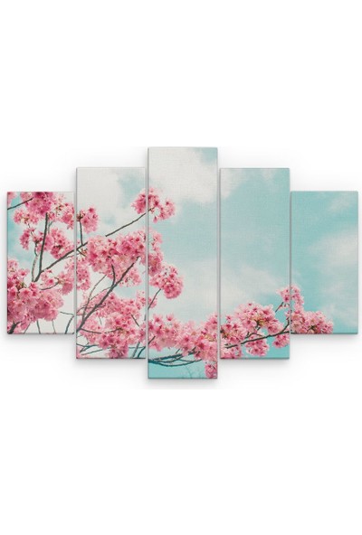 Hero Tasarım Sakura Çiçeği 5 Parça Mdf TABLOTGTB239