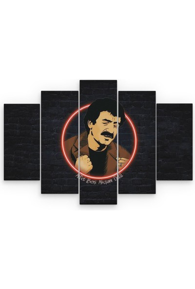 Hero Tasarım Müslüm Gürses 5 Parça Mdf TABLONHL541