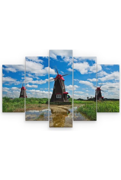 Hero Tasarım Değirmen 5 Parça Mdf TABLONHL463