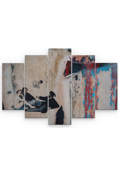 Hero Tasarım Duvar Sanatı 5 Parça Mdf TABLONHL340