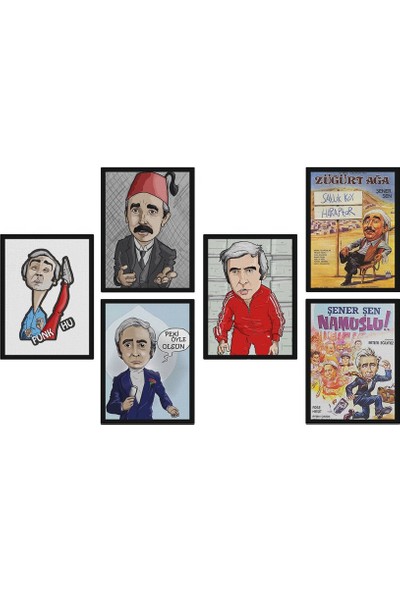 Hero Tasarım Şener Şen 6 Parça Mdf TABLOGMZ165