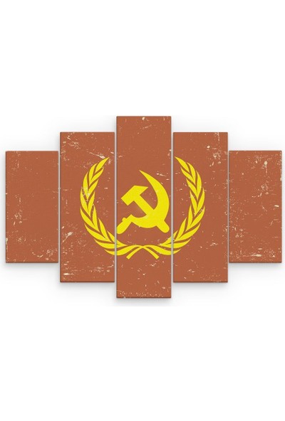 Hero Tasarım Orak Çekiç 5 Parça Mdf TABLOTGTB702 Hero Tasarım Orak Çekiç 5 Parça Mdf TABLOTGTB702