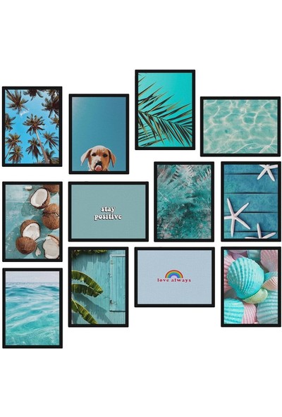 Hero Tasarım Summer 12 Parça Mdf TABLOZLLTB312