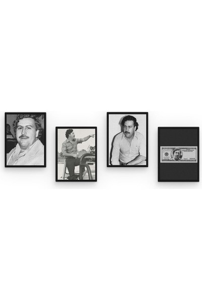 Hero Tasarım Pablo 4 Parça Mdf TABLOSLA610 Hero Tasarım Pablo 4 Parça Mdf TABLOSLA610