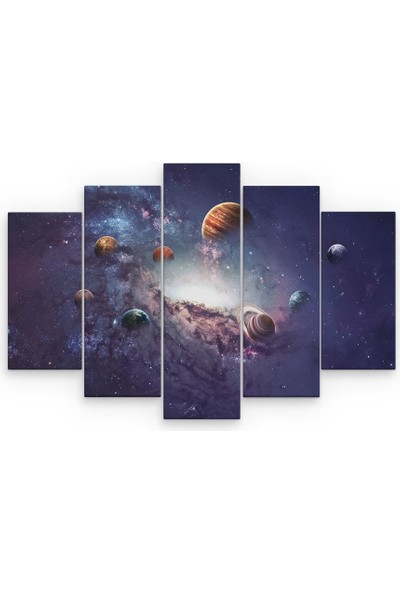 Hero Tasarım Galaksi 5 Parça Mdf TABLOTGTB986