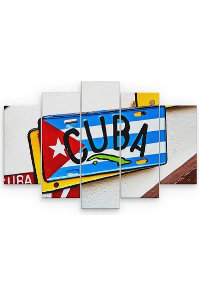 Hero Tasarım Cuba 5 Parça Mdf TABLOTGTB954
