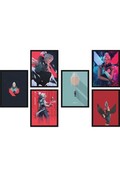 Hero Tasarım Jett 6 Parça Mdf TABLOGMZ339 Hero Tasarım Jett 6 Parça Mdf TABLOGMZ339