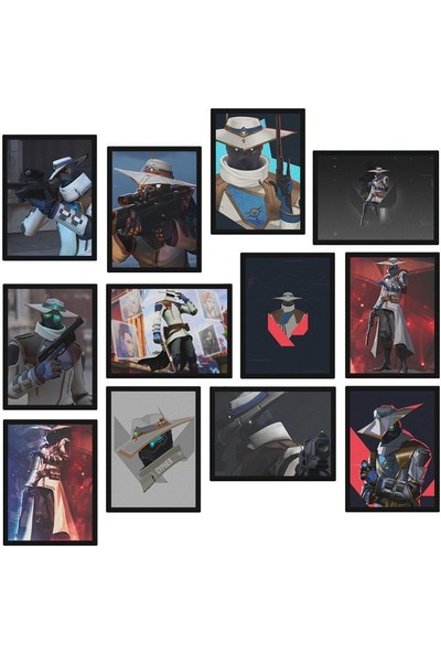 Hero Tasarım Cypher Valorant 12 Parça Mdf TABLOZLLTB346 Hero Tasarım Cypher Valorant 12 Parça Mdf TABLOZLLTB346