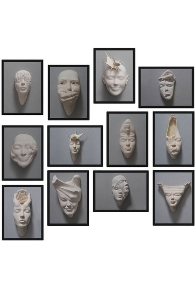Hero Tasarım Heykeller 12 Parça Mdf TABLOZLLTB194 Hero Tasarım Heykeller 12 Parça Mdf TABLOZLLTB194