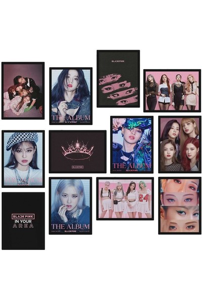 Hero Tasarım Blackpink 12 Parça Mdf TABLOZLLTB362