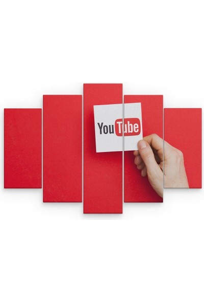 Hero Tasarım Youtube 5 Parça Mdf TABLOTGTB1121
