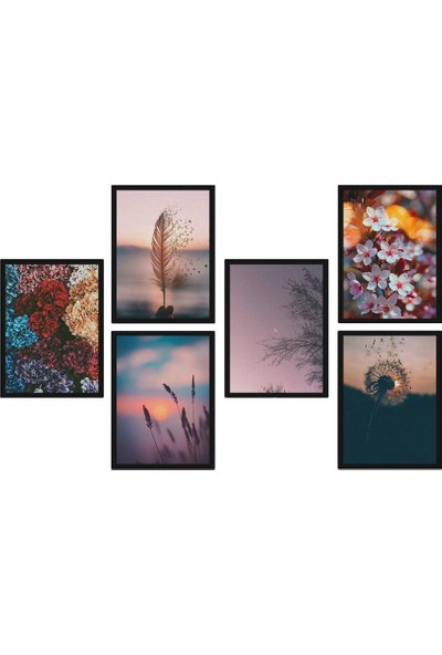 Hero Tasarım Yaz 6 Parça Mdf TABLOGMZ243