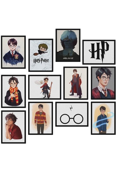 Hero Tasarım Harry Potter 12 Parça Mdf TABLOZLLTB248 Hero Tasarım Harry Potter 12 Parça Mdf TABLOZLLTB248