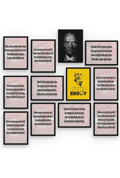 Hero Tasarım Istiklal Marşı 12 Parça Mdf TABLOTGTB1293 Hero Tasarım Istiklal Marşı 12 Parça Mdf TABLOTGTB1293