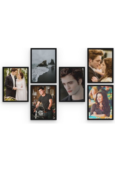 Hero Tasarım Alacakaranlık 6 Parça Mdf TABLOGMZ404 Hero Tasarım Alacakaranlık 6 Parça Mdf TABLOGMZ404