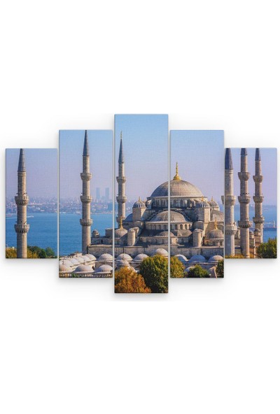 Hero Tasarım Sultanahmet Camii 5 Parça Mdf TABLOTGTB752