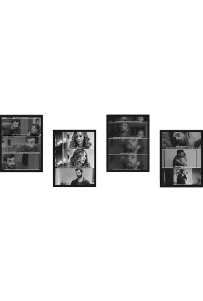 Hero Tasarım Poyraz Karayel 4 Parça Mdf TABLOSLA202 Hero Tasarım Poyraz Karayel 4 Parça Mdf TABLOSLA202