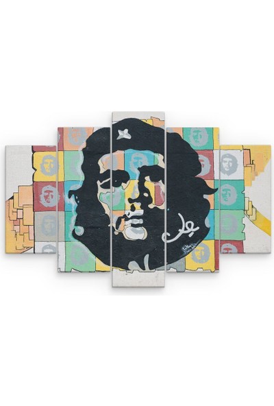 Hero Tasarım Che Guevara 5 Parça Mdf TABLOTGTB696