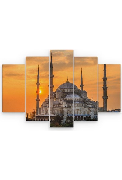 Hero Tasarım Sultanahmet Camii 5 Parça Mdf TABLOTGTB753 Hero Tasarım Sultanahmet Camii 5 Parça Mdf TABLOTGTB753