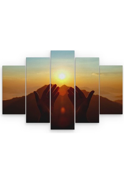 Hero Tasarım Dua 5 Parça Mdf TABLOTGTB730