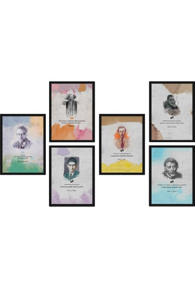 Hero Tasarım Değerli Sözler 6 Parça Mdf TABLOGMZ227