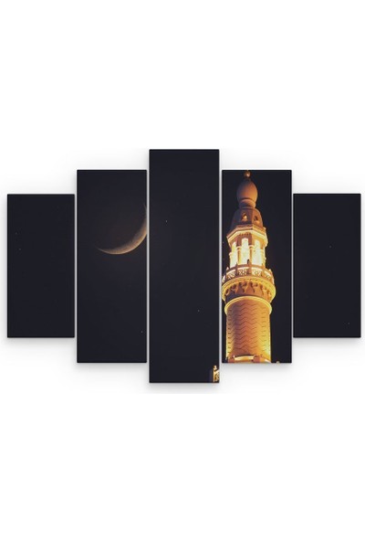 Hero Tasarım Dubai Camii 5 Parça Mdf TABLOTGTB732
