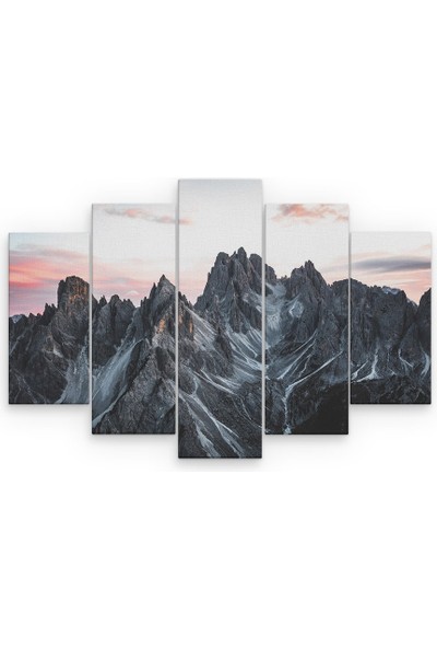 Hero Tasarım Dağlar 5 Parça Mdf TABLONHL330