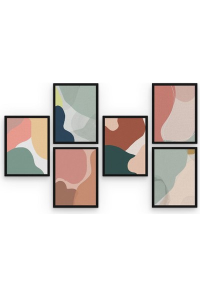 Hero Tasarım Renkler 6 Parça Mdf TABLOGMZ434 Hero Tasarım Renkler 6 Parça Mdf TABLOGMZ434