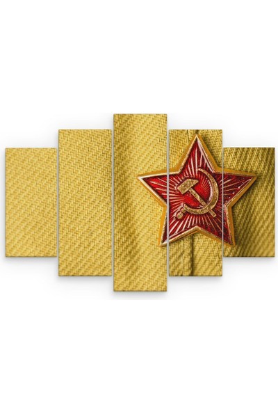 Hero Tasarım Orak Çekiç 5 Parça Mdf TABLOTGTB369