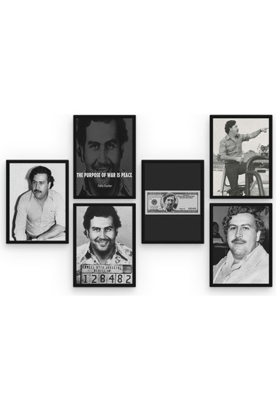 Hero Tasarım Pablo 6 Parça Mdf TABLOGMZ465