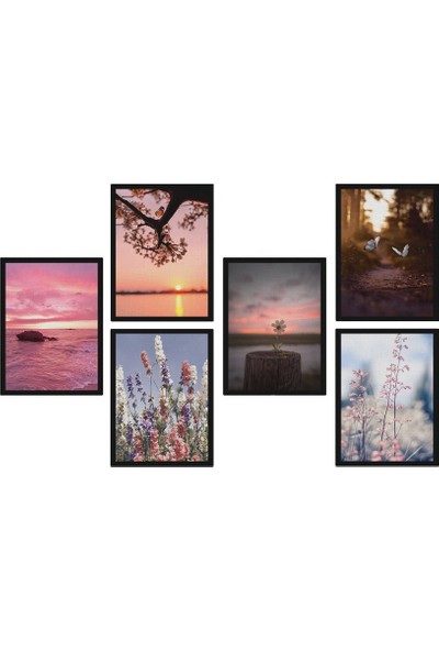 Hero Tasarım Yaz 6 Parça Mdf TABLOGMZ244