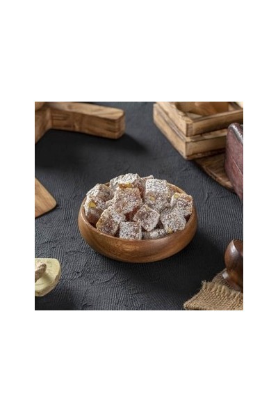 Halktan Duble Fıstıklı Lokum 750 gr Halktan Duble Fıstıklı Lokum 750 gr