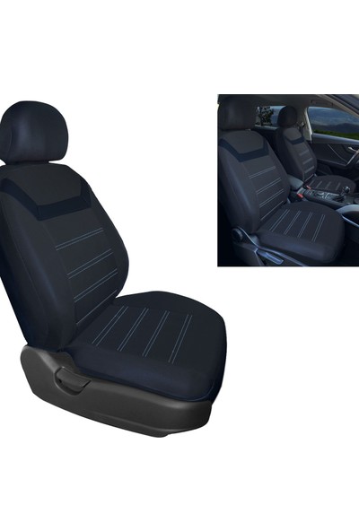 Max Tech Renault Clio 3 Oto Koltuk Kılıfı Seti Vole Sb