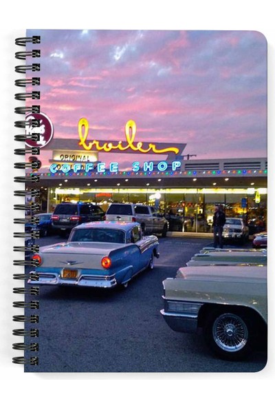 Hero Tasarım Coffee Shop Baskılı Ahşap Kapaklı Defter 15X20 cm DFT3712 Hero Tasarım Coffee Shop Baskılı Ahşap Kapaklı Defter 15X20 cm DFT3712