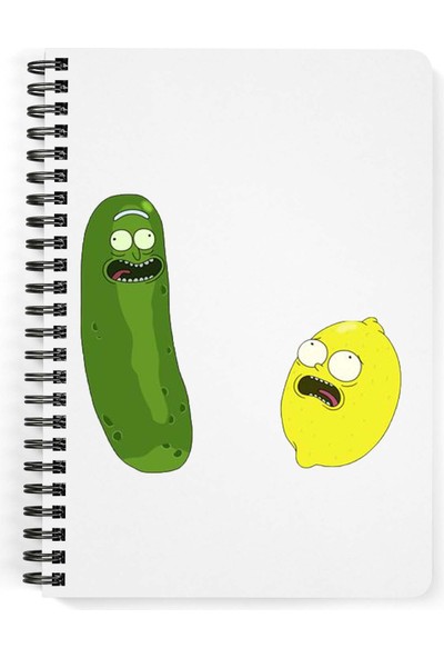 Hero Tasarım Rick And Morty Baskılı Ahşap Kapaklı Defter 15X20 cm DFT6674 Hero Tasarım Rick And Morty Baskılı Ahşap Kapaklı Defter 15X20 cm DFT6674