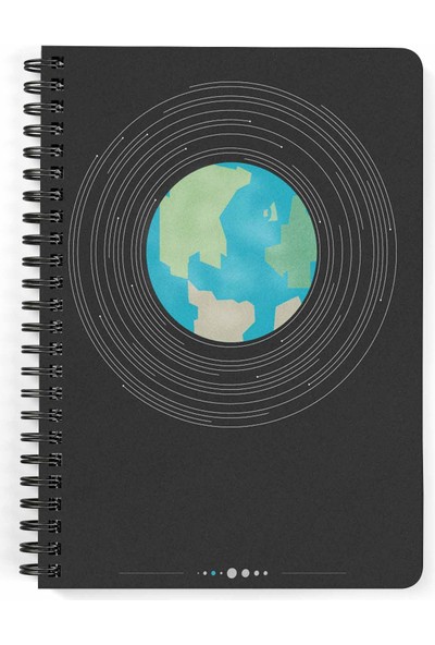 Hero Tasarım Earth Baskılı Ahşap Kapaklı Defter 15X20 cm DFT5303 Hero Tasarım Earth Baskılı Ahşap Kapaklı Defter 15X20 cm DFT5303
