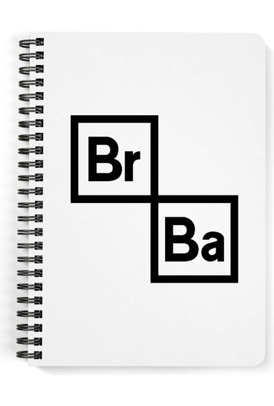 Hero Tasarım Breaking Bad Baskılı Ahşap Kapaklı Defter 15X20 cm DFT470