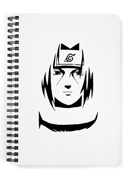 Hero Tasarım Naruto Anime Baskılı Ahşap Kapaklı Defter 15X20 cm DFT6052