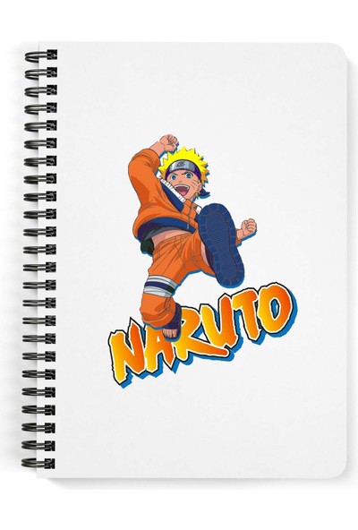 Hero Tasarım Naruto Baskılı Ahşap Kapaklı Defter 15X20 cm DFT445