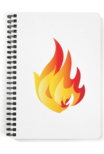 Hero Tasarım Fire Baskılı Ahşap Kapaklı Defter 15X20 cm DFT334