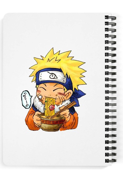 Hero Tasarım Naruto Baskılı Ahşap Kapaklı Defter 15X20 cm DFT6661