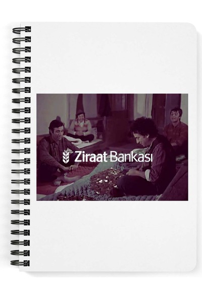 Hero Tasarım Ziraat Bankası Baskılı Ahşap Kapaklı Defter 15X20 cm DFT6249 Hero Tasarım Ziraat Bankası Baskılı Ahşap Kapaklı Defter 15X20 cm DFT6249